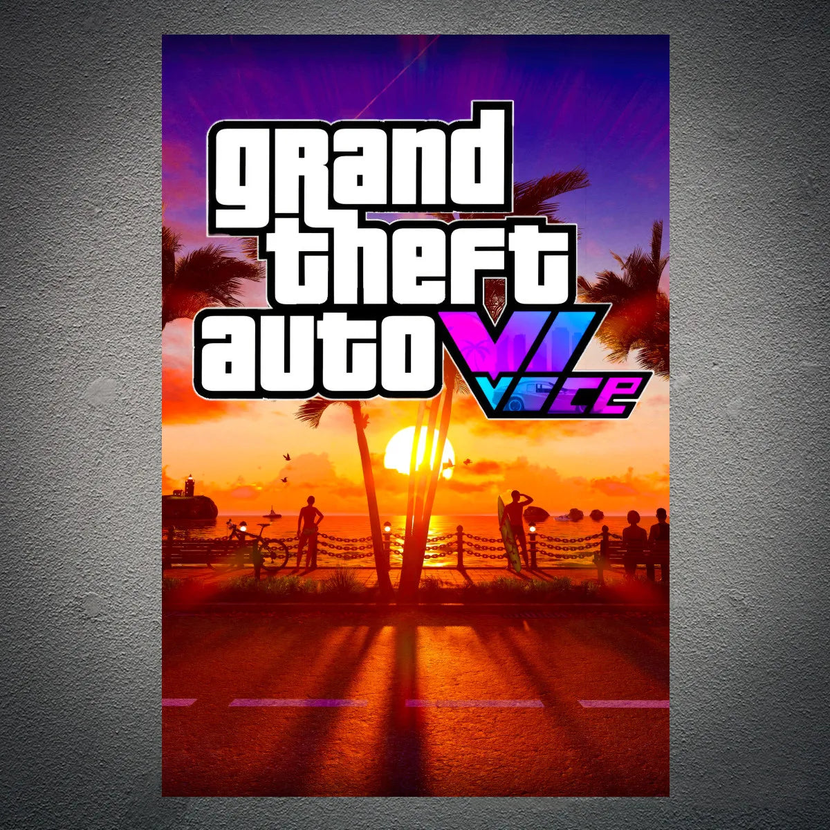 GTA VI poster de perete - mai multe variante