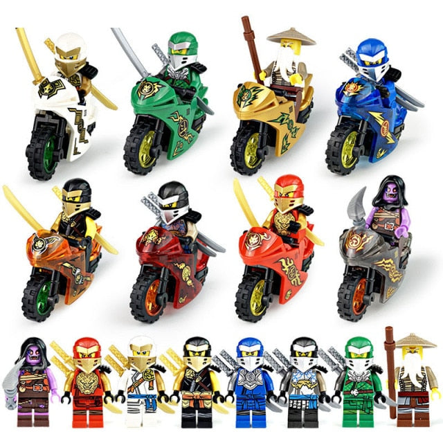 Figurine Ninja pentru Lego - 8 buc