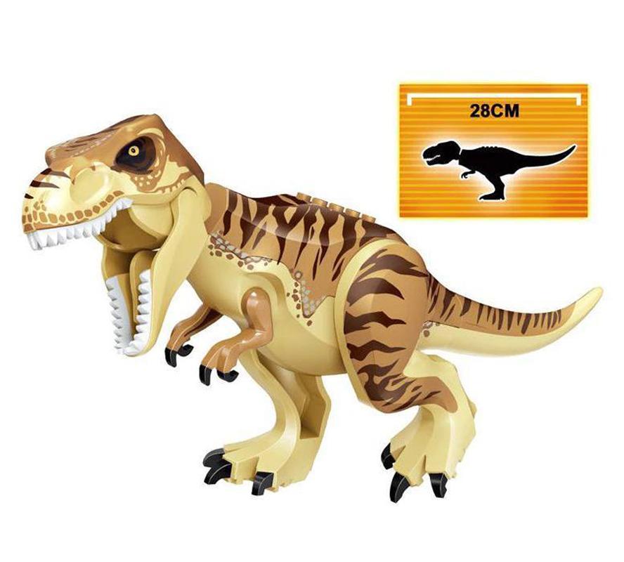 Figurină Jurassic World dinozaur Tyrannosaurus Rex pentru Lego - 28 cm