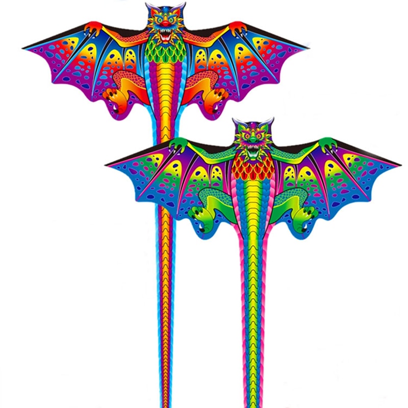 Dragon zburător colorat