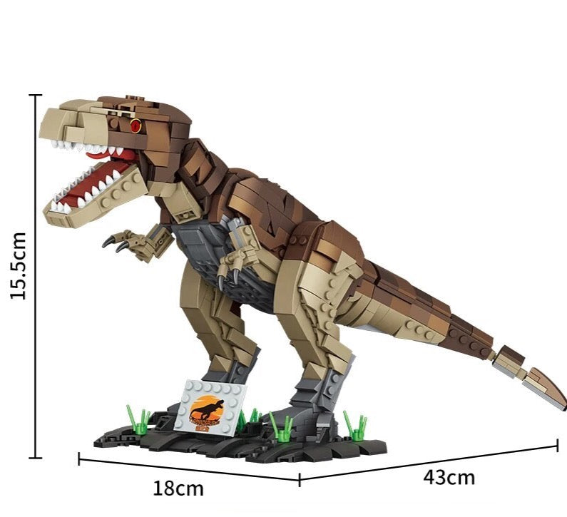 Set mare Jurassic World Tyrannosaurus Rex pentru Lego