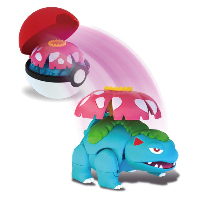 Figurină Pokemon cu pokeball - Venusaur