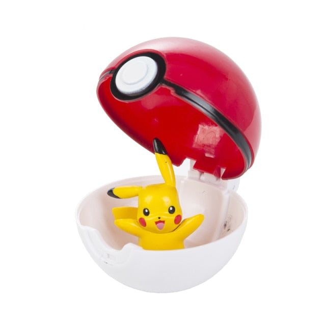 Figurină Pokemon cu pokeball - Pikachu